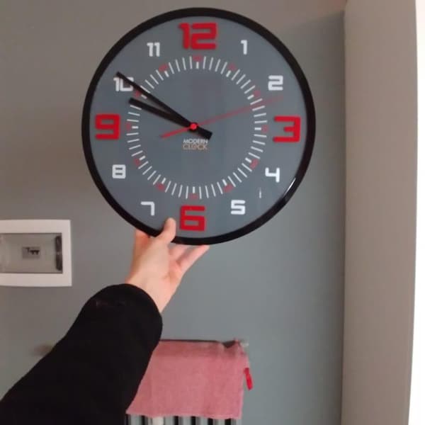 Wall Falling Numbers Modern Clock Large Wall Clock Gift Wall Decor ...