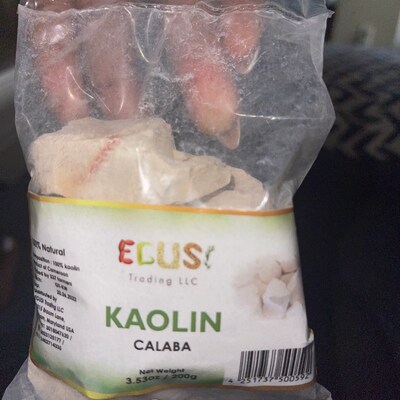 1kg Kalaba Marble Chalk Kaolin Calabar-edible Clay - Etsy