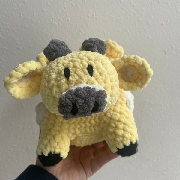 Minecraft Mooshroom Crochet Pattern, Minecraft Crochet Pattern, Crochet ...