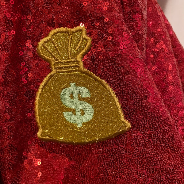 Money Bag Applique Design. Money Bag Embroidery Design. Embroidery ...