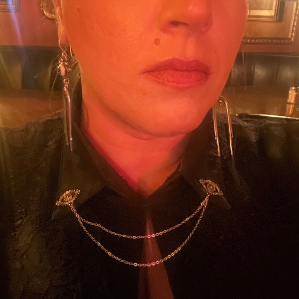 Handmade Large Brass Cicada Collar Pins // Spirit Animal Lapel Cardigan ...