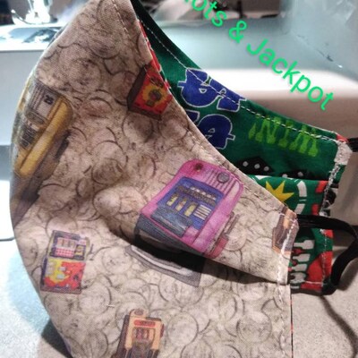 Slot Machine Fabric Dean's Slot Machines Coins by Midcoast Miscellany ...