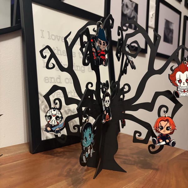 Multilayer Horror Knife Standing Laser Cut File Svg ,movie Horror Scene ...