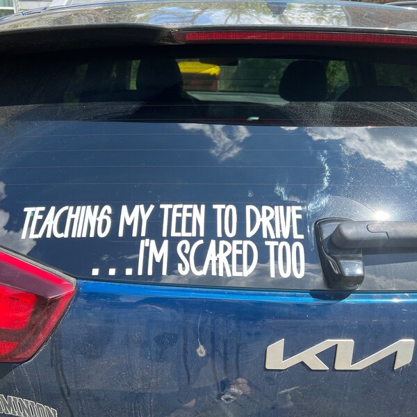 Funny Student Driver Vinyl Car Decal Sticker - Etsy