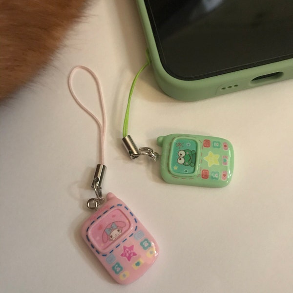 Kawaii Animal Phone Charm Cute Bunny Phone Strap Japanese Accessory ...