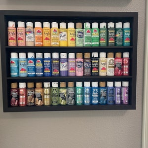 Pine Model Paint Storage Shelf 5 Shelf - Etsy