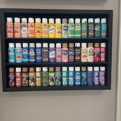 3 Large Paint / Display Shelf Craft Paint Spacing - Etsy
