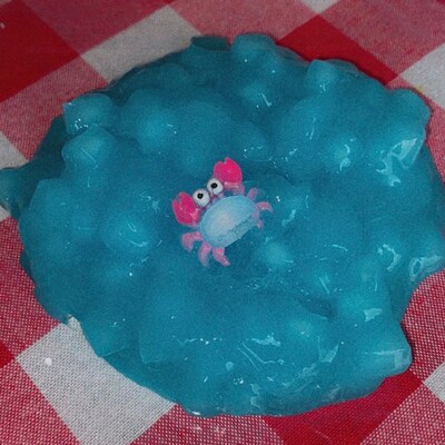 Blue Lagoon Slime, Jelly Cube Slime, Ocean Breeze Scented, Clear Slime ...