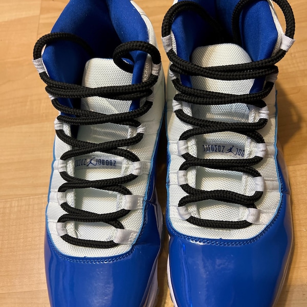 JORDAN 11 Mens Thick Shoelaces Replacement Laces for Adult Size AJ 11 ...