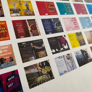 Set of 20 Printable Mystery/thriller Mini Book Covers-freida M. - Etsy