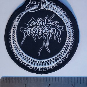 HYPOTHERMIA Embroidered Patch Trist Apati Lifelover Kall Happy - Etsy