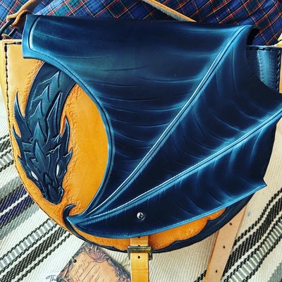 Green Door Bag Hobbit Inspired Bag End Leather Bag Baggins Door Gandalf ...