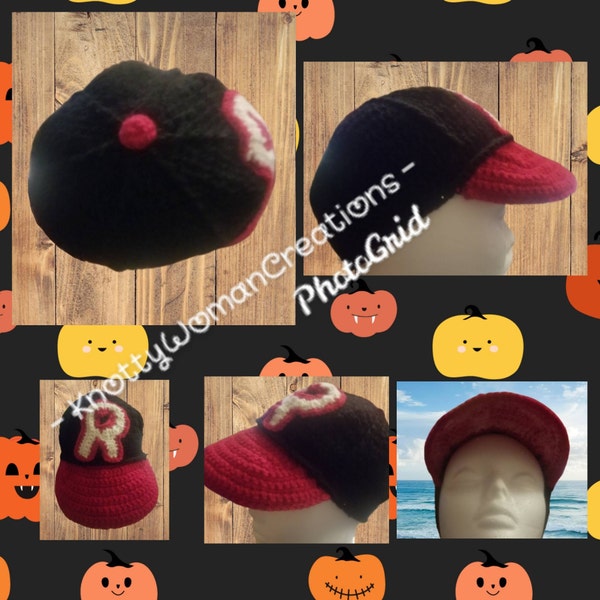 Crochet Pattern, Adult Baseball Cap, Teens, Women, Men, Size 21"-22 ...