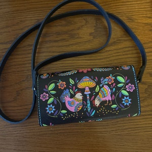 Leather Alien Abduction Desert Circle Purse With Interchangeable Charms ...