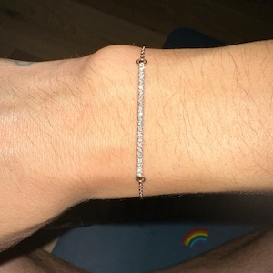 String Bracelet With Diamond 18k Gold, Diamond Bracelet, Friendship ...