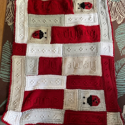 LADYBUG Pattern for Crocheted Blanket - Etsy