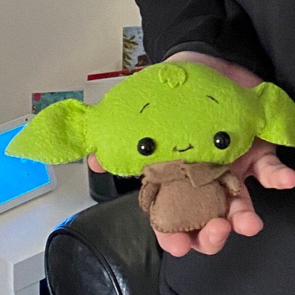 Felt Baby Alien Toy Sewing PDF and SVG Pattern, Quick and Easy Plush ...