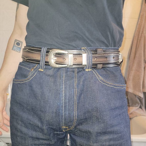 Aged Ranger Belt - Etsy