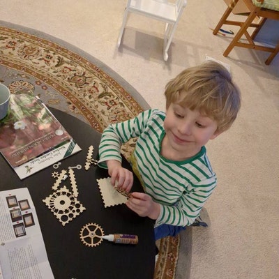 Boxie Bot STEM Based Educational Kit. Prepare/build This Cute Movable ...