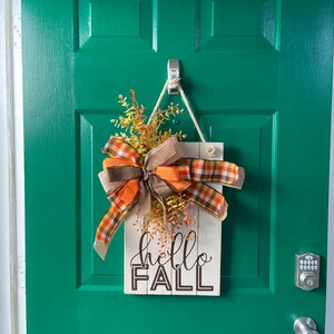 Fall Farmhouse Book Stack Farmhouse Wooden Decoration Hello - Etsy