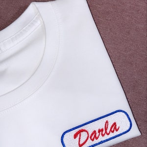 Blank Name Patches FSL Machine Embroidery Design, 3 Sizes, Stitch ...