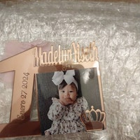 Custom Acrylic Mirror Labels, Wedding Tag, Baby Shower Tag ...