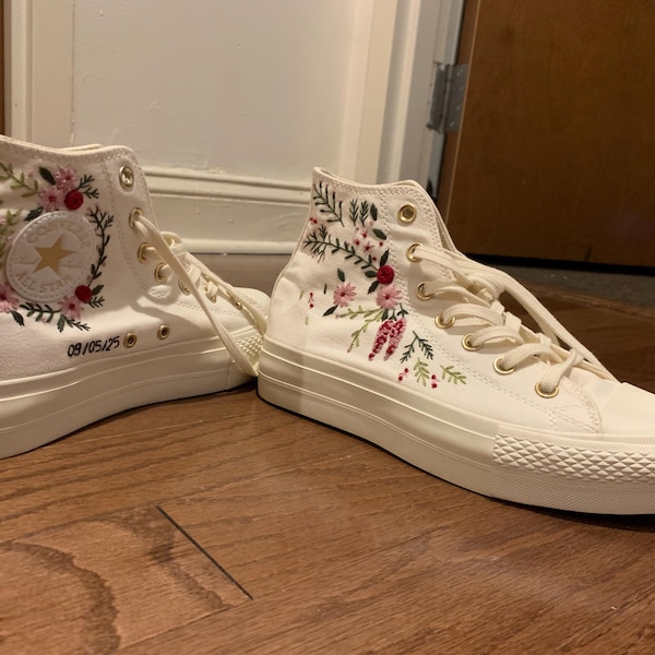 Embroidered Converse/ Converse Custom Constellation Embroidery ...