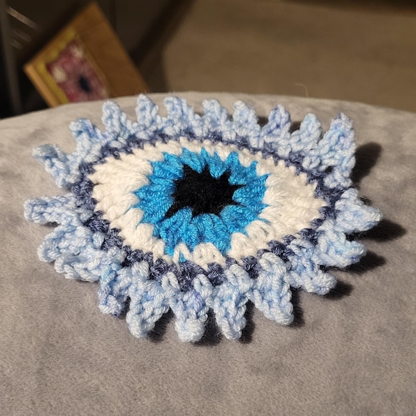 CROCHET PATTERN | Crochet Eye Applique Pattern | Beginner Friendly ...