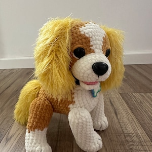Сavalier King Charles Spaniel, Crochet Dog Pattern, Cocker Spaniel ...