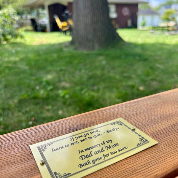 QR Code Memorial Plaque, QR Code Cmemtery Information Sign, QR Plaque ...