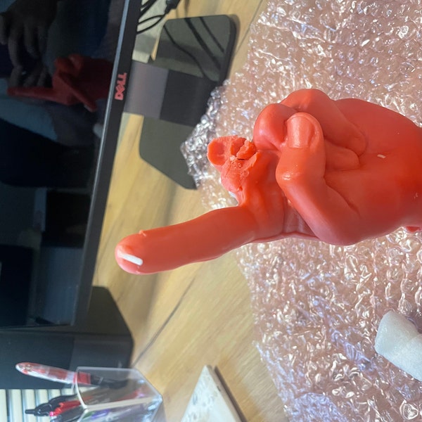 Peace Sign Candle / Hand Gesture / Peace Candle / Peace and Love / Gift ...