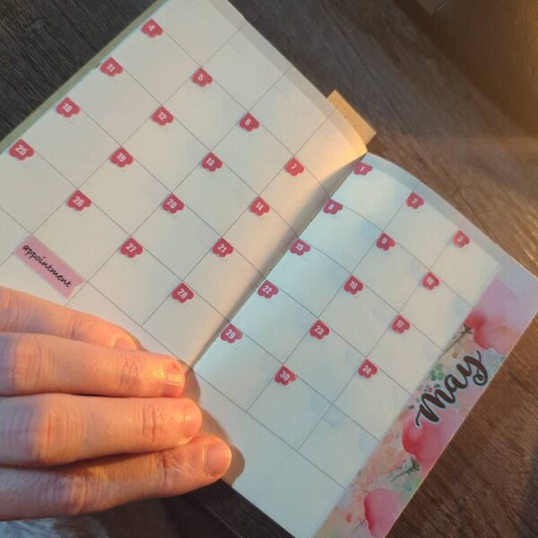 WINTER BOOKWORM Weekly Set for Hobonichi Weeks Sticker Kit | HW382 - Etsy