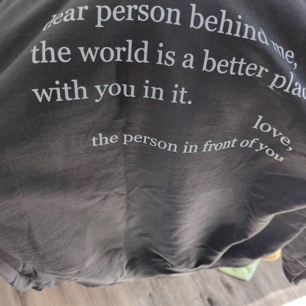 Dear Person Behind Me Hoodie, Aesthetic Sweatshirt, Dear Person Behind ...