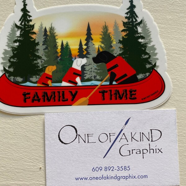 Family Time Custom Sticker - Etsy