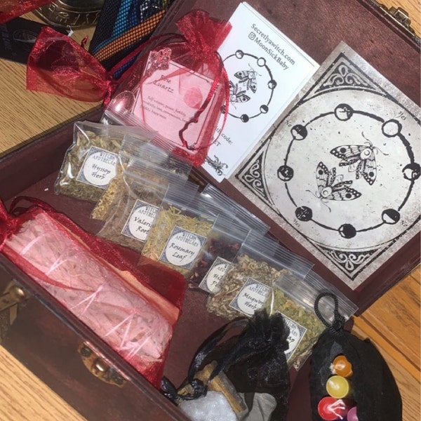 Witchcraft Starter Kit Wiccan Altar Kit Witch Box - Etsy