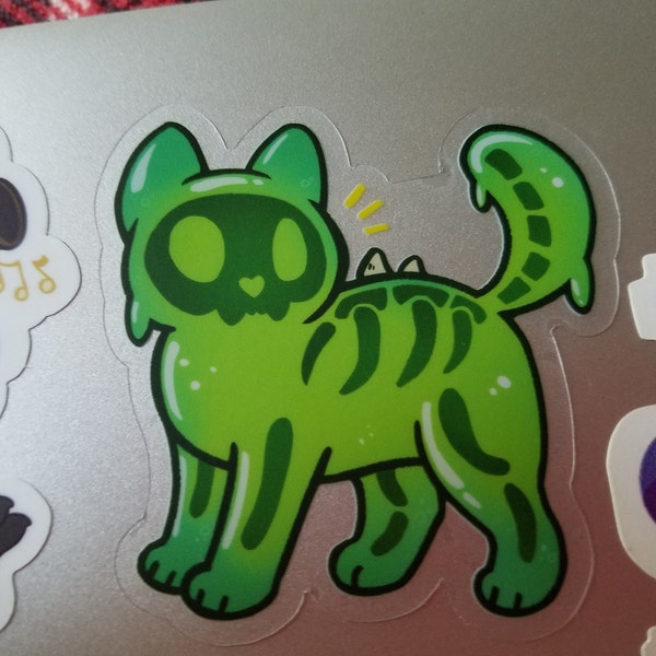 Slime Cat - Shadowlands World of Warcraft Vinyl Weatherproof Clear ...
