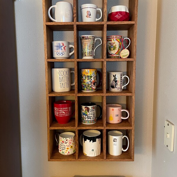 Coffee Mug Shelfcoffee Cup Storagecoffee Mug Storagecoffee Cup Display ...