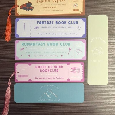 Starfall Ticket Bookmark Acotar Bookmark Velaris Court of Dreams ...