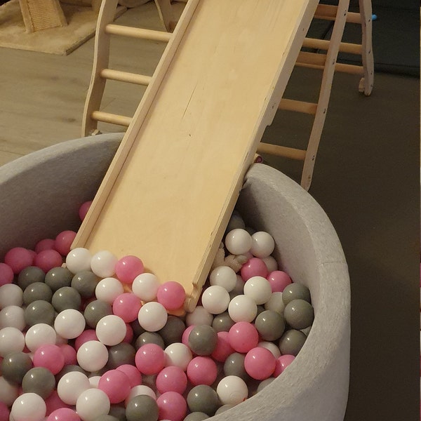 Large Climbing Arch & Swing Safety Mat / Wooden Rocker ...