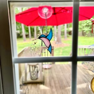 Funny Stained Glass Santa Stuck in the Chimney A Festive Delight for ...