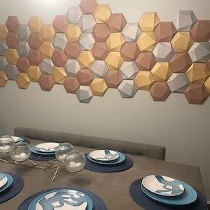DECORATIVE AESTHETIC Sound Diffuser Wall Soundproofing Hexagon - Etsy
