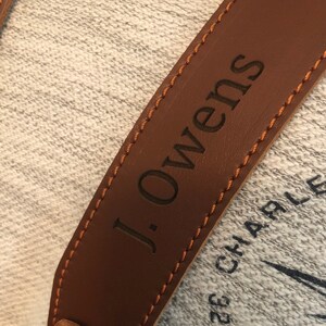 Engraved camera strap leather cross body wrist neck shoulder | Etsy
