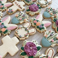 Advanced Spring Florals Cookie Class Cutters by the Flour Shoppe Cookie ...