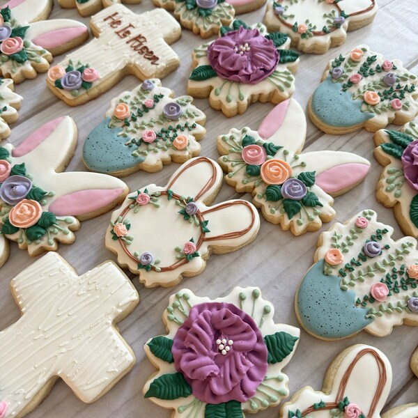 Advanced Spring Florals Cookie Class Cutters by the Flour Shoppe Cookie ...