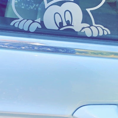 Mickey Mouse Vinyl Decal Car Window, Mirror, Bumper, Laptop, Yeti ...