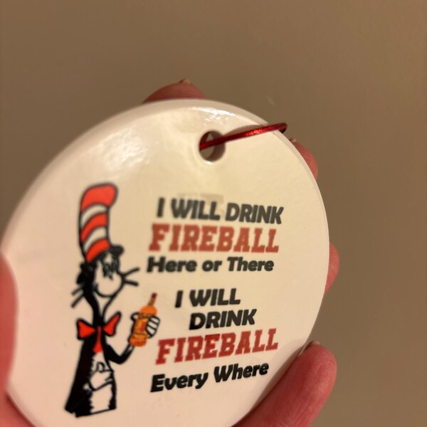 Dr. Seuss Fireball Ornament / Funny Christmas Ornament / Stocking ...