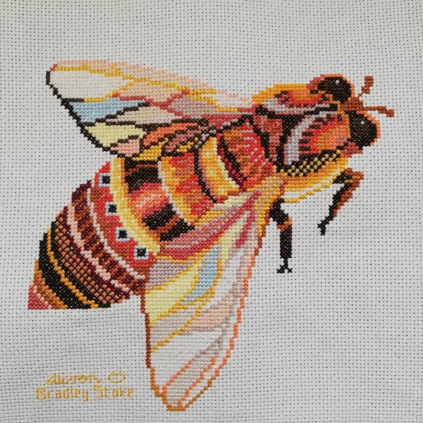 Mandala Bee #P310 Cross Stitch Embroidery Pattern Instant Download ...