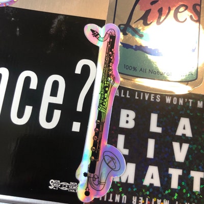 Holographic Flute Sticker Holo Decal Piccolo Instrument - Etsy