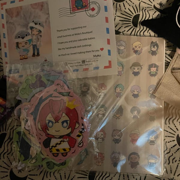 Twst Characters Fan Art Sticker Book - Etsy