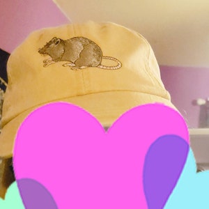 BROWN RAT RODENT Hat Embroidered Men Women Wildlife Baseball Cap Price ...
